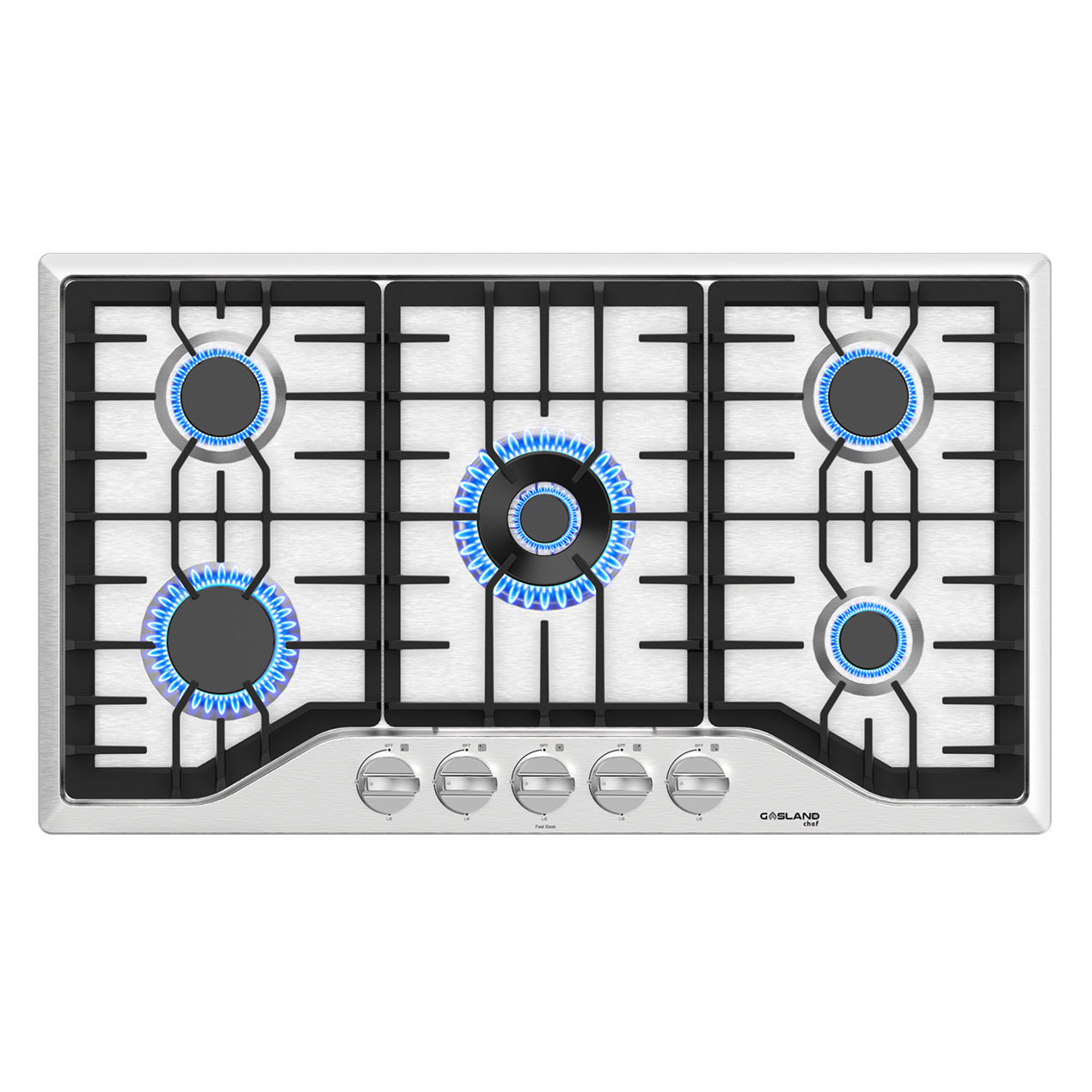 Gas Cooktop With 5 Italy Sabaf Burner | Gasland Chef